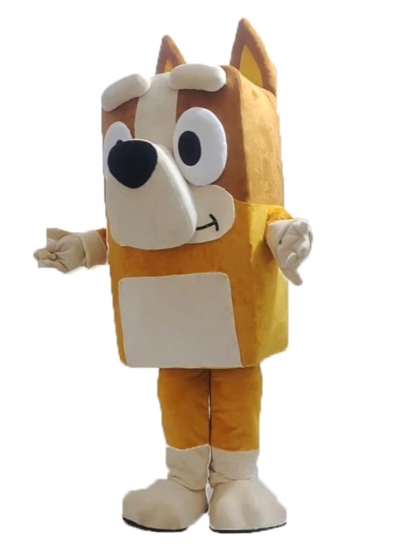 Yellow Dog Bingo Mascot Costumes Carnival Party Cosplay Suit – FurryMascot