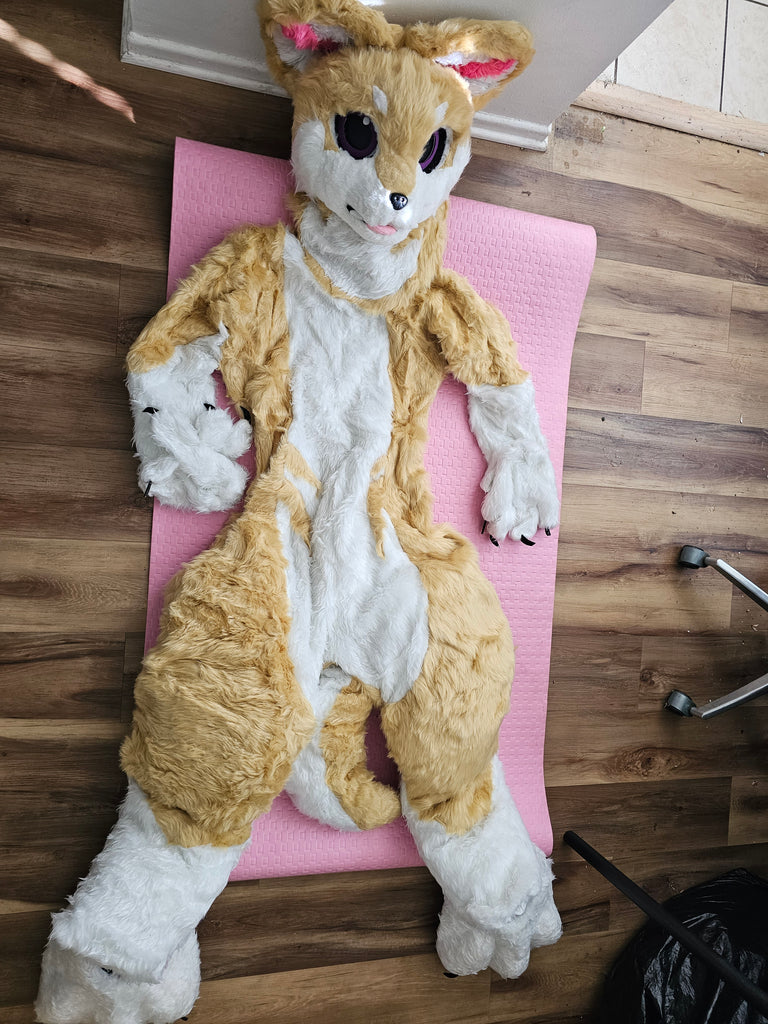 LA in Stock Apricot Fursuit Kigurumi Furry Costumes Furries – FurryMascot
