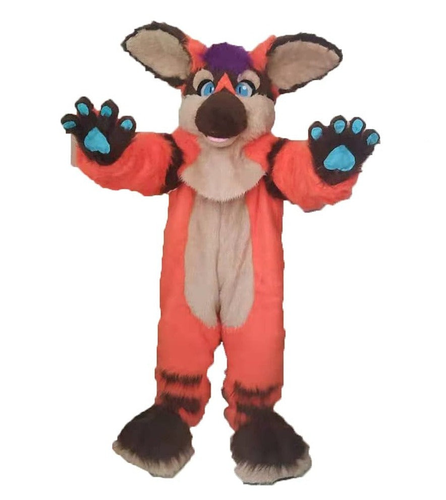 Orange Dragon Wolf Fox Fursuit Kigurumi Furry Costumes Furries ...