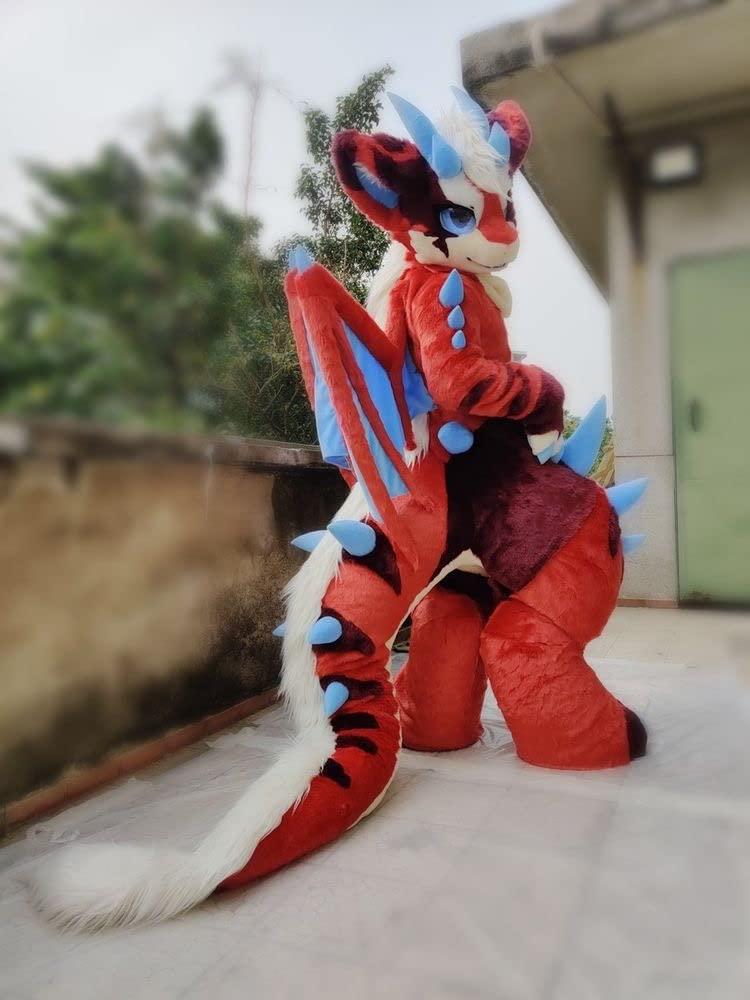 FurryWu Studio Typhon Jackalope Cooker Spaniel Huksy Dog Fursuit Teen ...