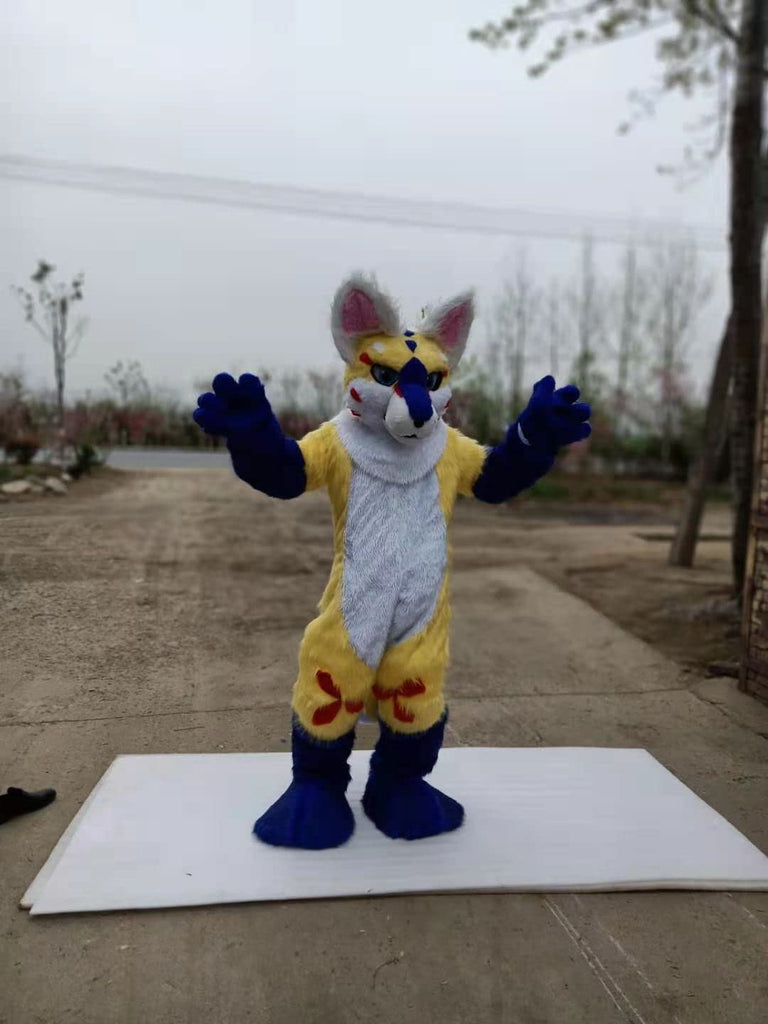FurryWu Studio Original FurryWu Japan Kemono Kawaii Yellow Husky Dog F ...