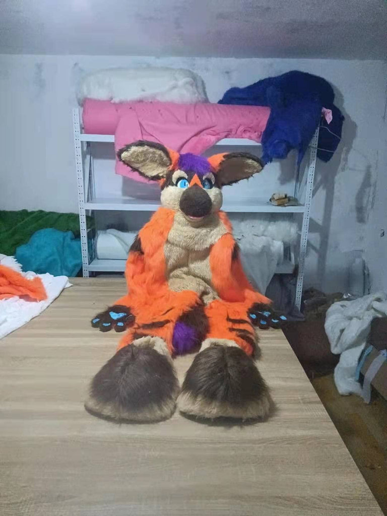 Orange Dragon Wolf Fox Fursuit Kigurumi Furry Costumes Furries ...