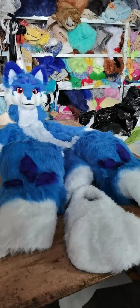 FurryWu Studio Japan Kemono Kawaii Cat Husky Fursuit Teen Costumes Car ...