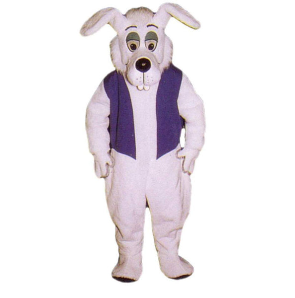 Bucktooth Dog With Vest Mascot - Sales Waver Mascot Costume Adult Size ...