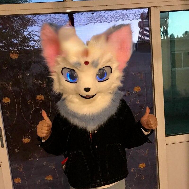 Fox Husky Head Animal Costume Fursuit Animal Head Custom Furry Furry S ...