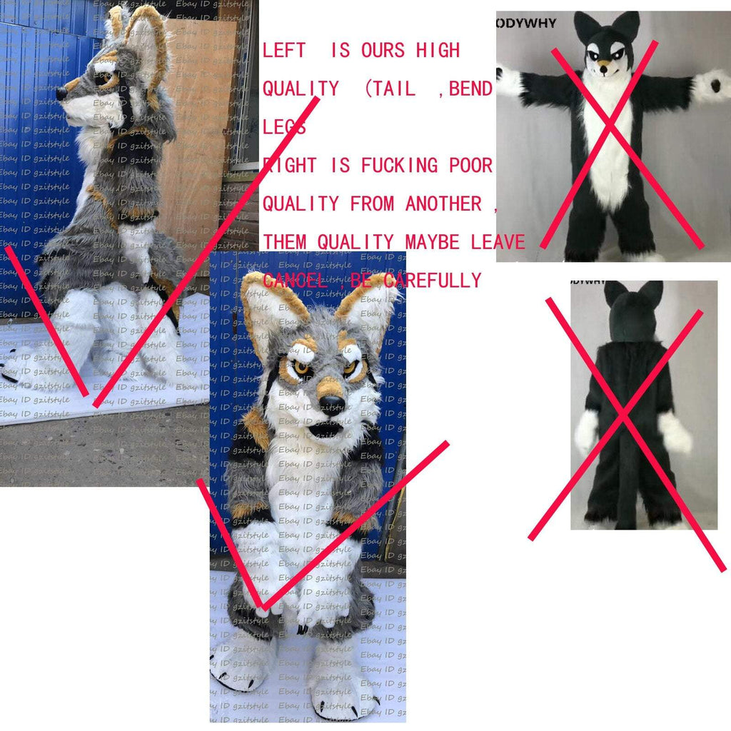 Fursuit Kyuubi Kitsune Gumiho Costumes Child Full Furry Suit Furries A ...
