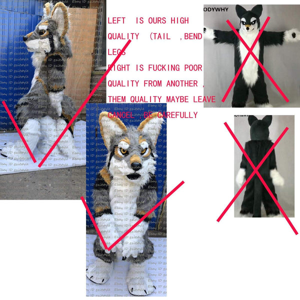 Fursuit Kyuubi Kitsune Gumiho Costumes Child Full Furry Suit Furries A ...