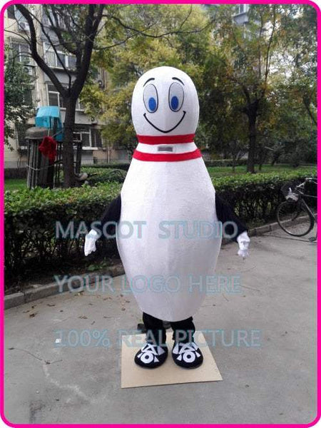 Bowling Pin Mascot Costume Custom Fancy Costume Anime Cosplay Kit Masc ...