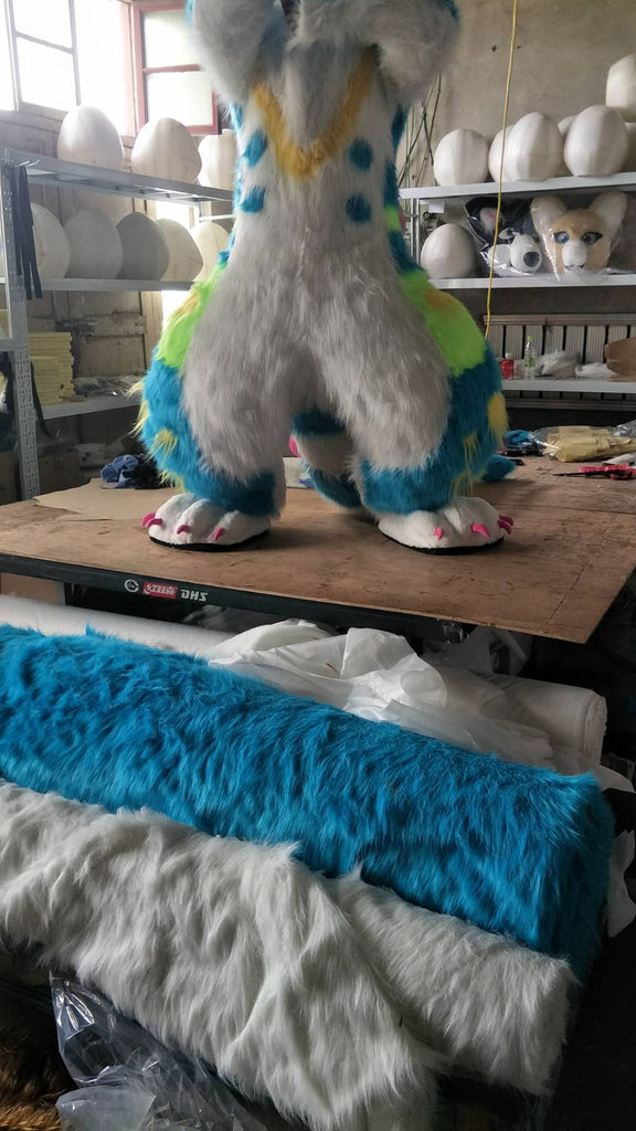Blue Dragon Fox Cat Prop Fursuit Kigurumi Furry Fursona Costumes Furri ...