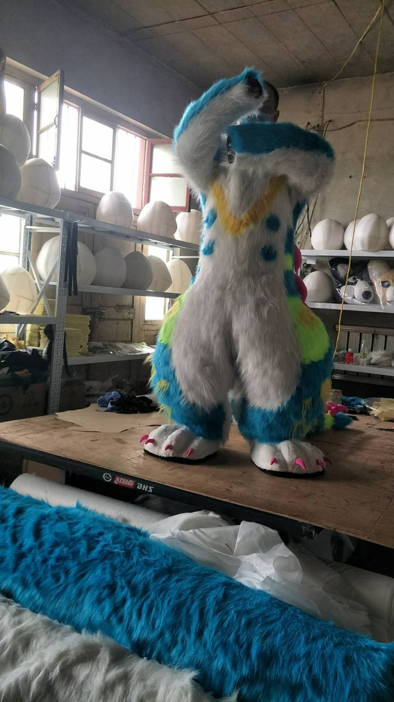 Blue Dragon Fox Cat Prop Fursuit Kigurumi Furry Fursona Costumes Furri ...