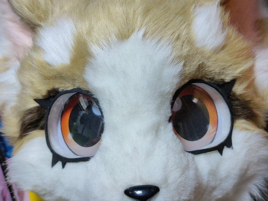 Long-haired Animal Head Beast Costume Fursuit Furry Head Shell Beast H ...