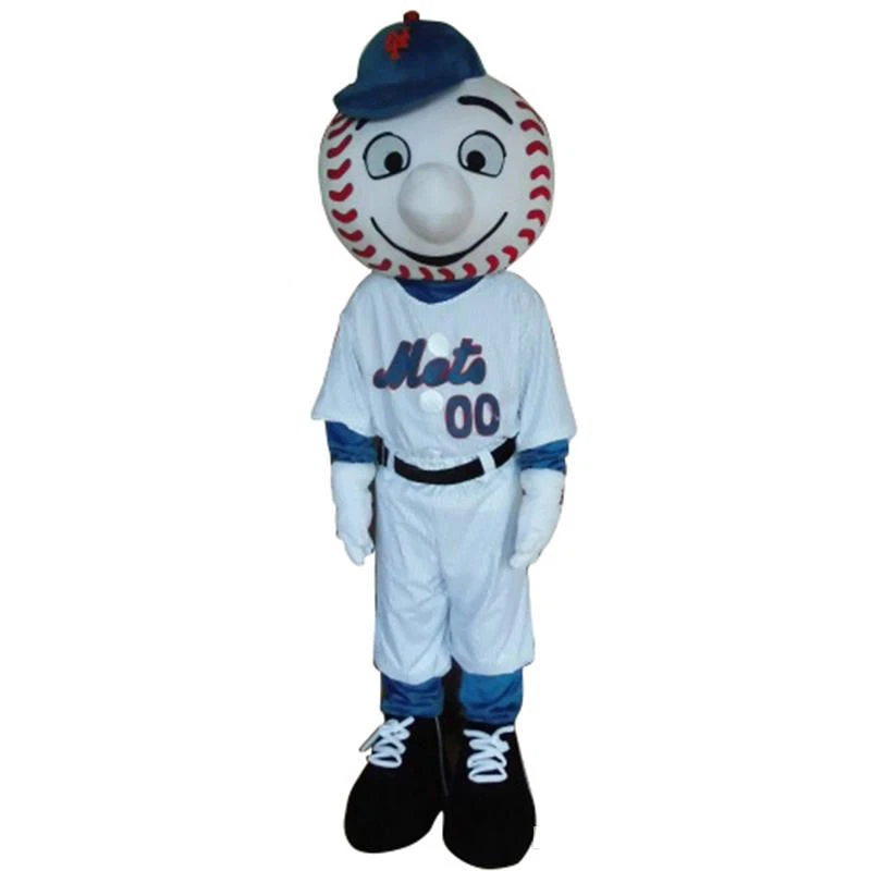 Mr Met Baseball Mascot Costumes Carnival Party Cosplay Suit – FurryMascot