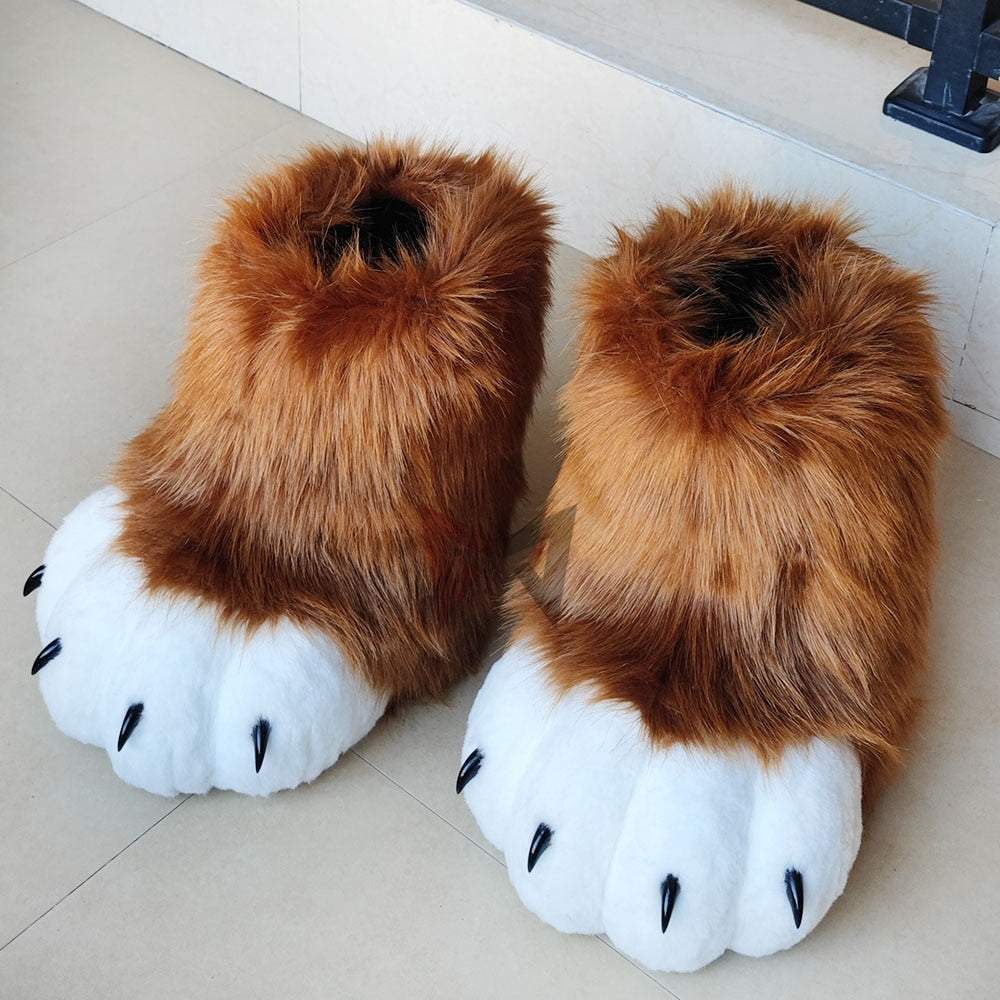 New Brown Beast Fursuit Cosplay Beast Claw Hand Foot Nails Covers Cost ...