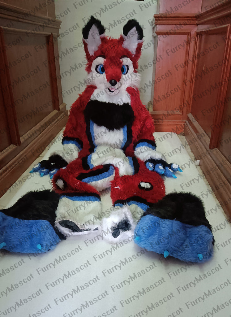 Red Fox Cat Fursuit Kigurumi Furry Costumes Furries – FurryMascot