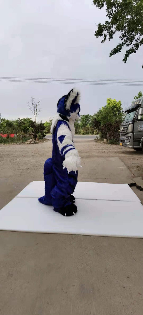 Blue Fox Cat Digitigrade Fursuit Costumes Furries Teen & Adult ...