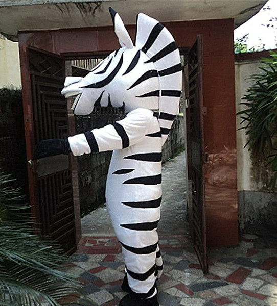 Brand New Zebra Animal Mascot Costumes Birthday Party Cosplay All Size ...