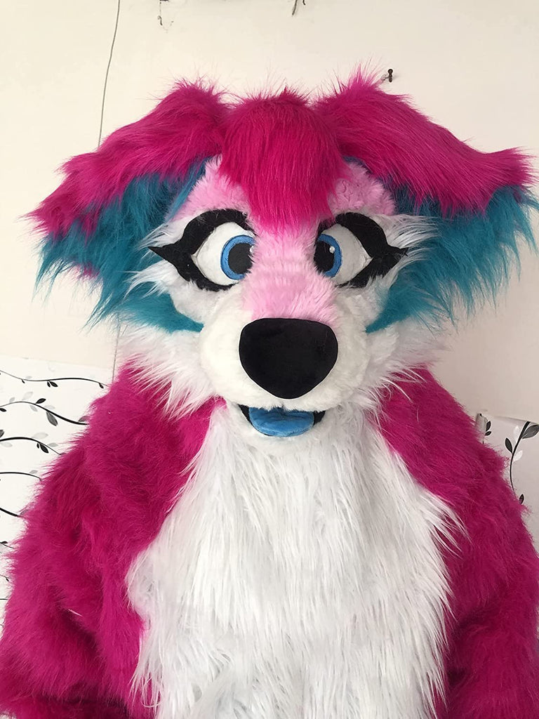 100 % echtes Foto FurryWu Jackalope Cooker Spaniel Huksy Hund Fursuit ...