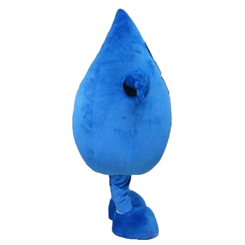 Blue Water Drop Mascot Costume Fancy Dress Cartoon Adversiting Adults ...