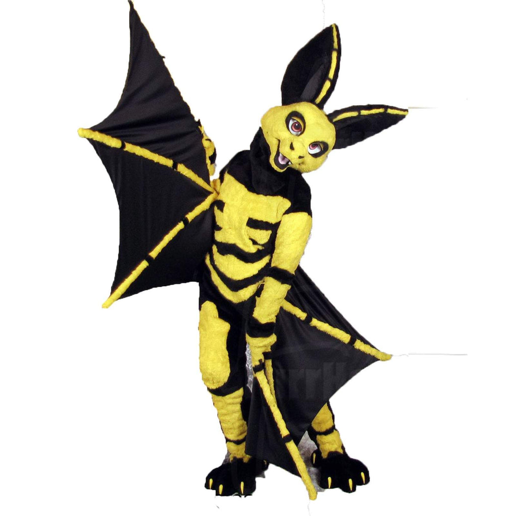 Yellow Orin Bat Birds Angel Wings Digitigrade Fursuit Costumes Furries ...