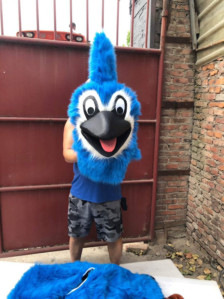 Blue Jay Birds Mascot Costumes Adult Carnival Party Cosplay Suit ...